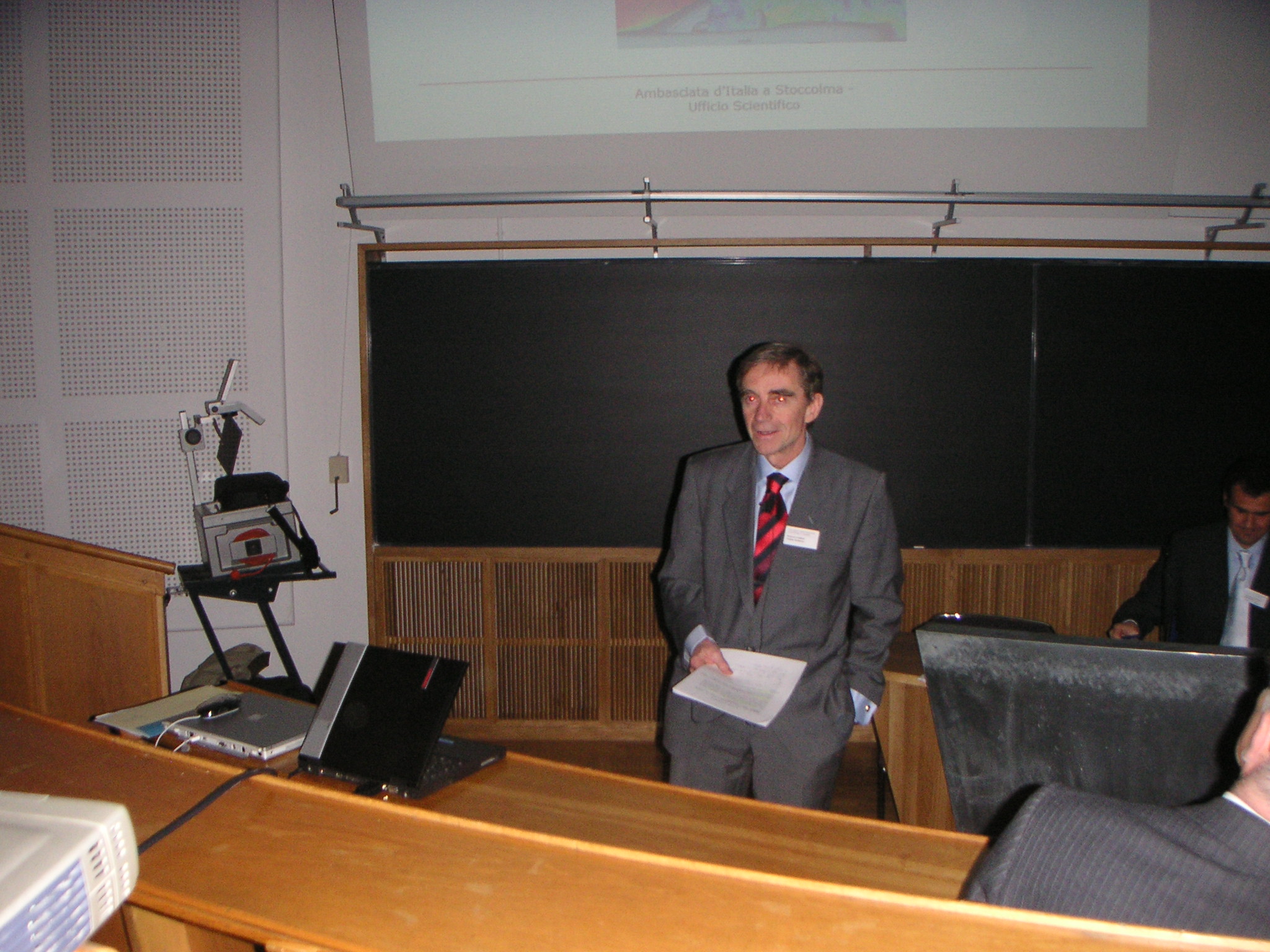 The scientific attache' Dr. Roberto Galloni